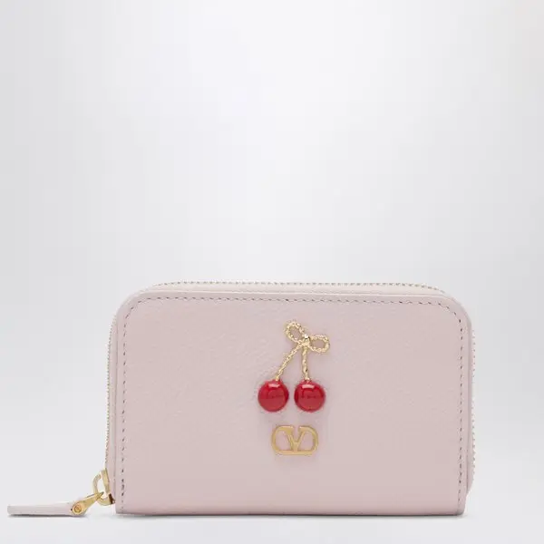Valentino Garavani Quartz Cherryfic Zip-around Wallet - Pink