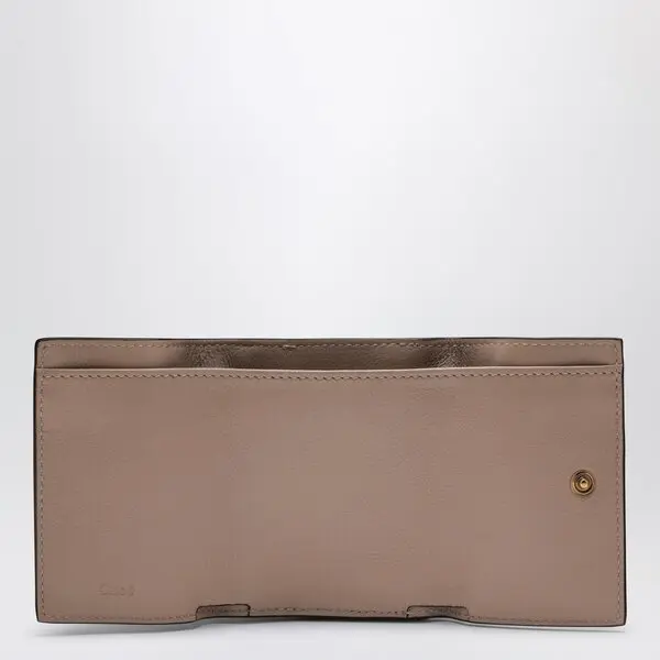 Chloé Mini Paddington Trifold Leather Wallet - Pink