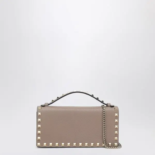 Valentino Garavani Rockstud Powder Chain Wallet - Pink