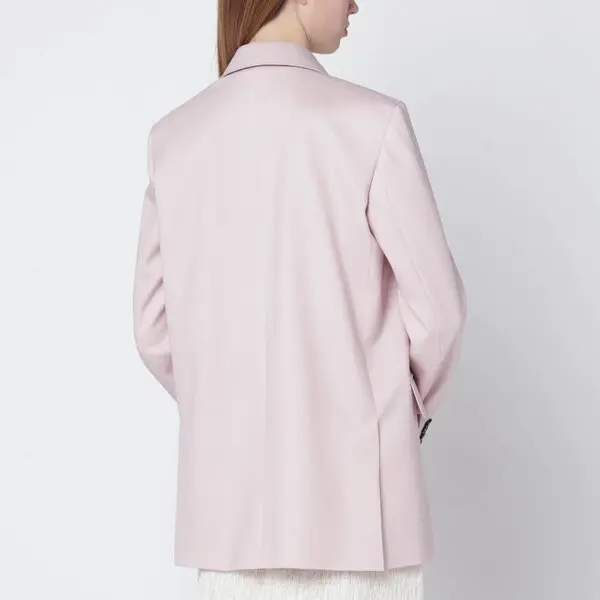 Max Mara Double-breasted Wool-blend Jacket - Pink