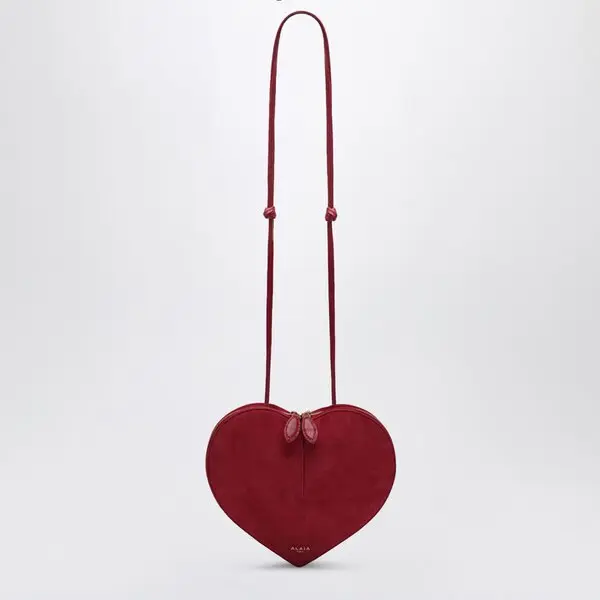Alaïa Le Coeur Suede Bag