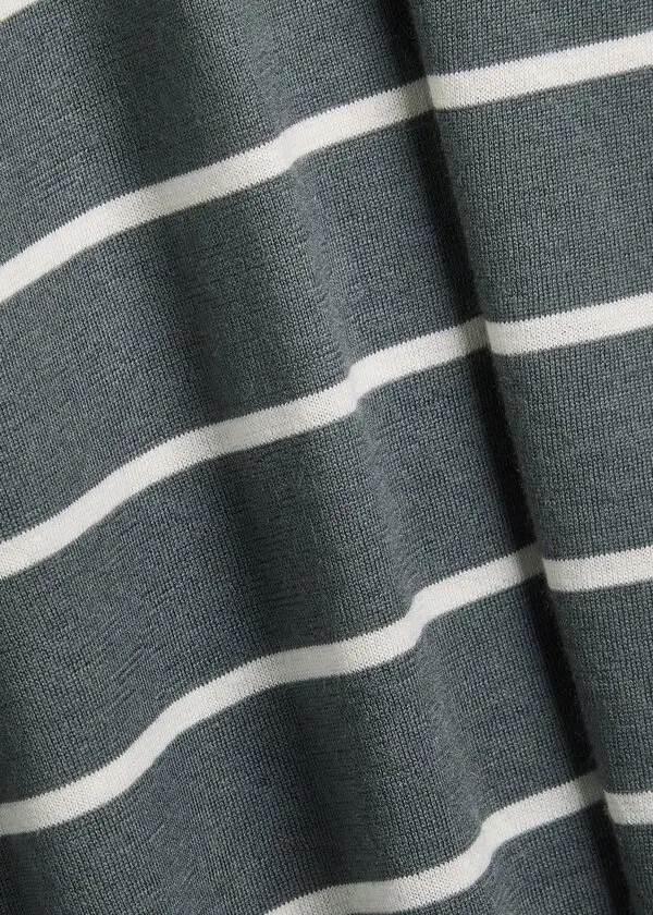 Max Mara Striped Wool And Cashmere-blend T-shirt