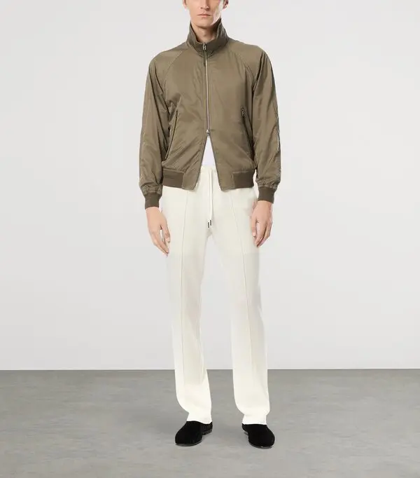 TOM FORD Wool-lined Bomber Jacket