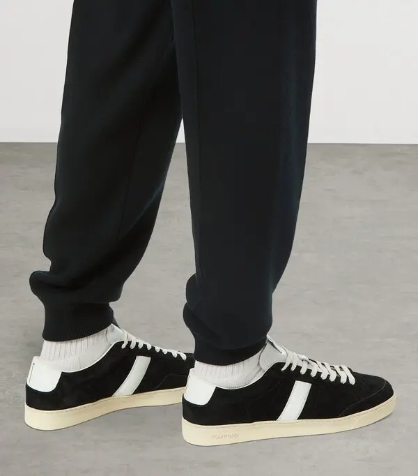 TOM FORD Leather T Sneakers - Black