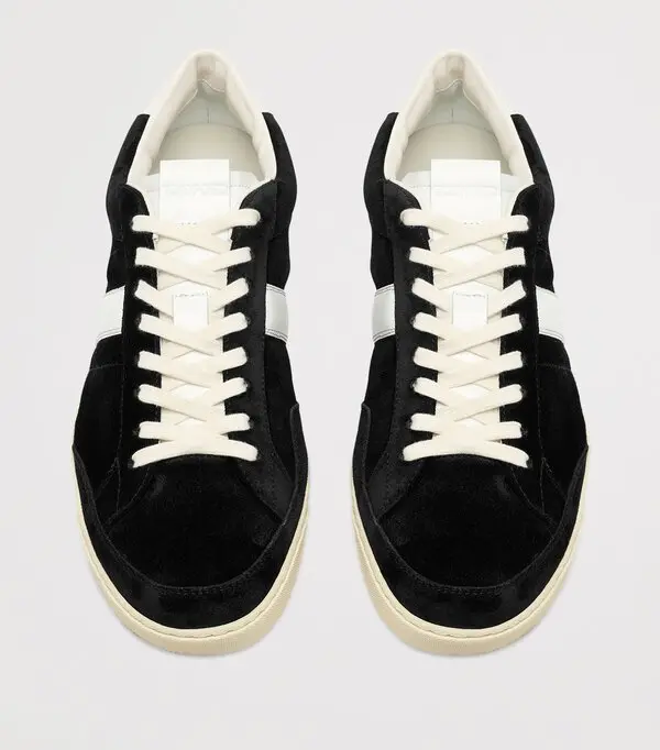 TOM FORD Leather T Sneakers - Black
