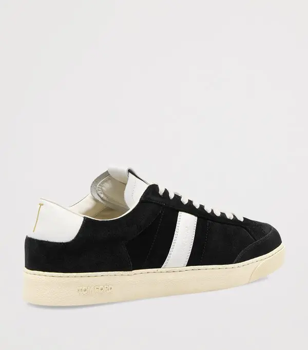 TOM FORD Leather T Sneakers - Black