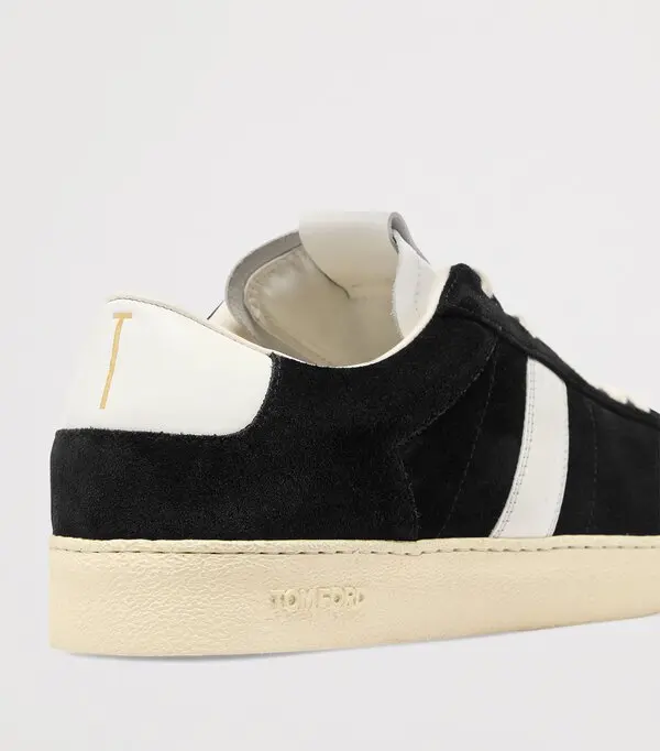 TOM FORD Leather T Sneakers - Black