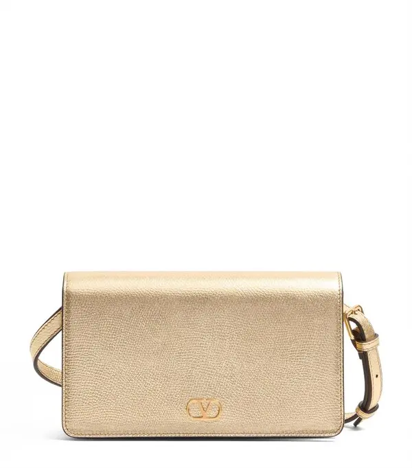 Valentino Garavani Mini Vlogo Leather Shoulder Bag