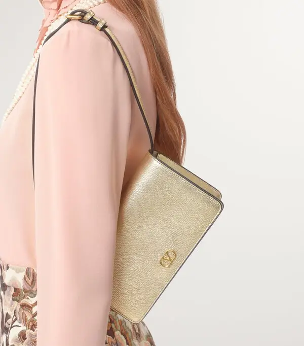 Valentino Garavani Mini Vlogo Leather Shoulder Bag