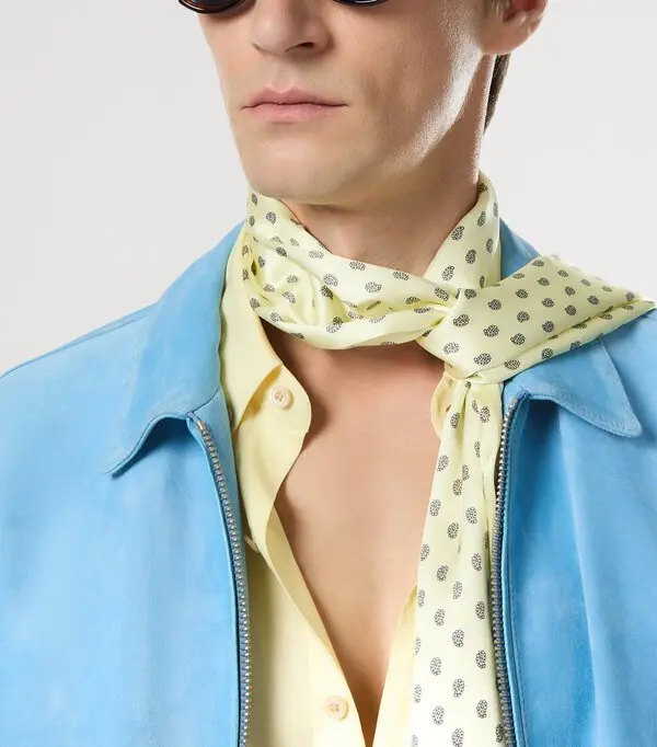 TOM FORD Silk Printed Scarf