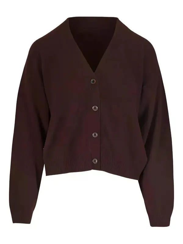 THE ELDER STATESMAN V-neck Buttoned Cardigan