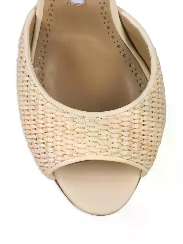 Manolo Blahnik Jadara Open-toe Sandals - Neutrals
