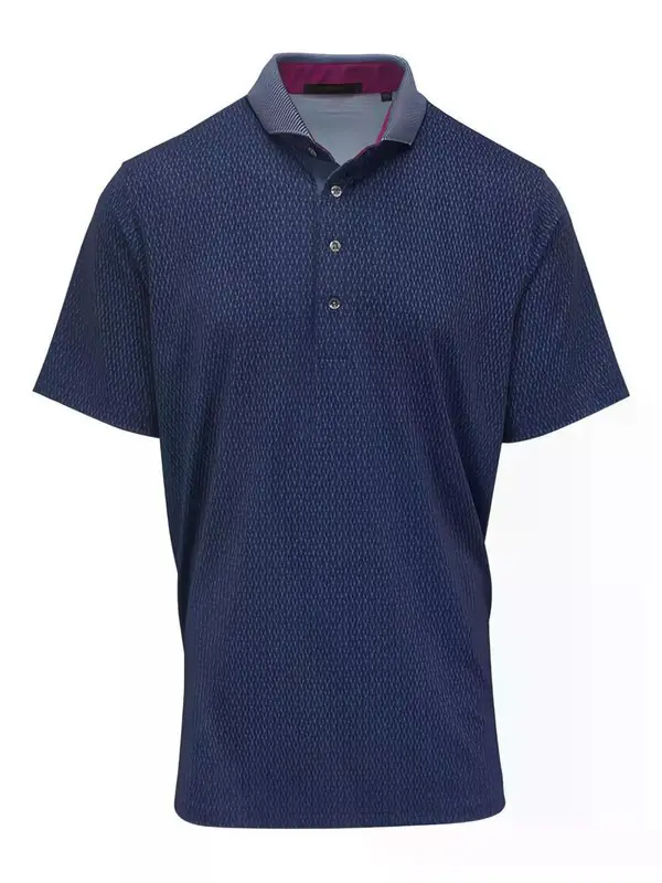 Greyson Targhee Patterned Polo Shirt