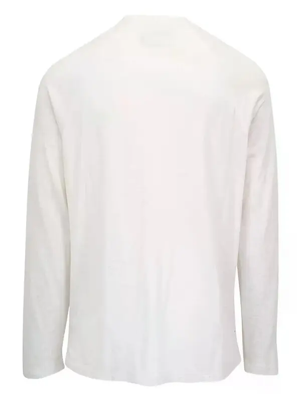 Faherty Brand Buttoned Long-sleeve Henley T-shirt - Neutrals