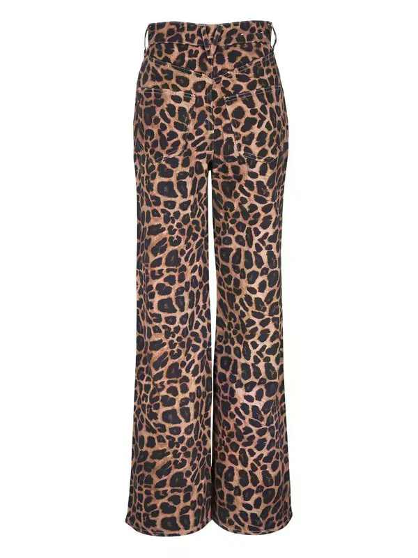 Veronica Beard Taylor Leopard-print Jeans