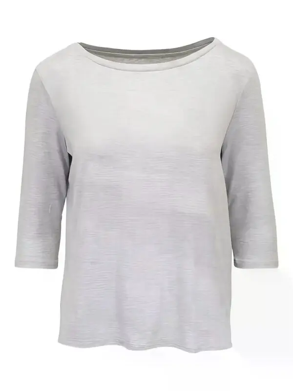 Majestic Filatures Boat-neck T-shirt - Grey