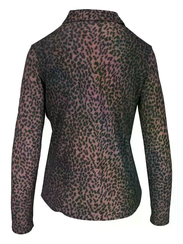 Majestic Filatures Animal-print Long-sleeve Shirt