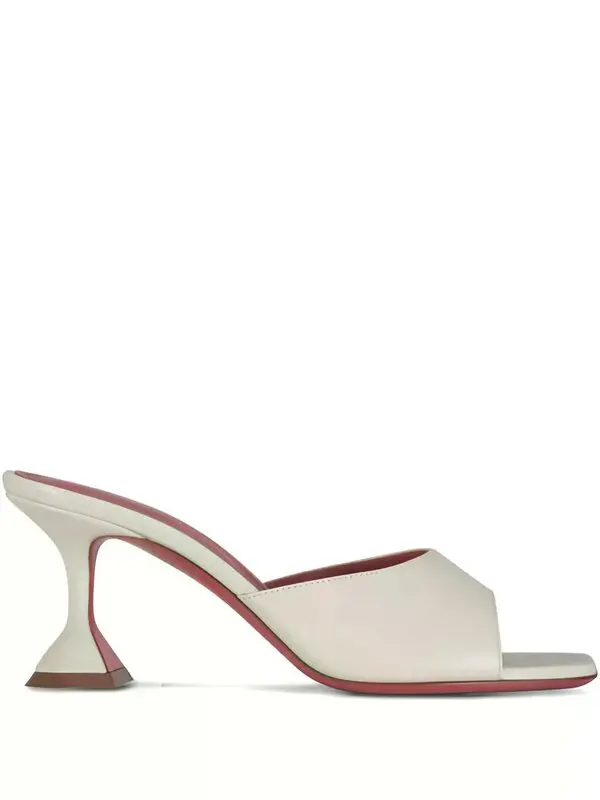 Amina Muaddi Lupita Heeled Sandals - Neutrals