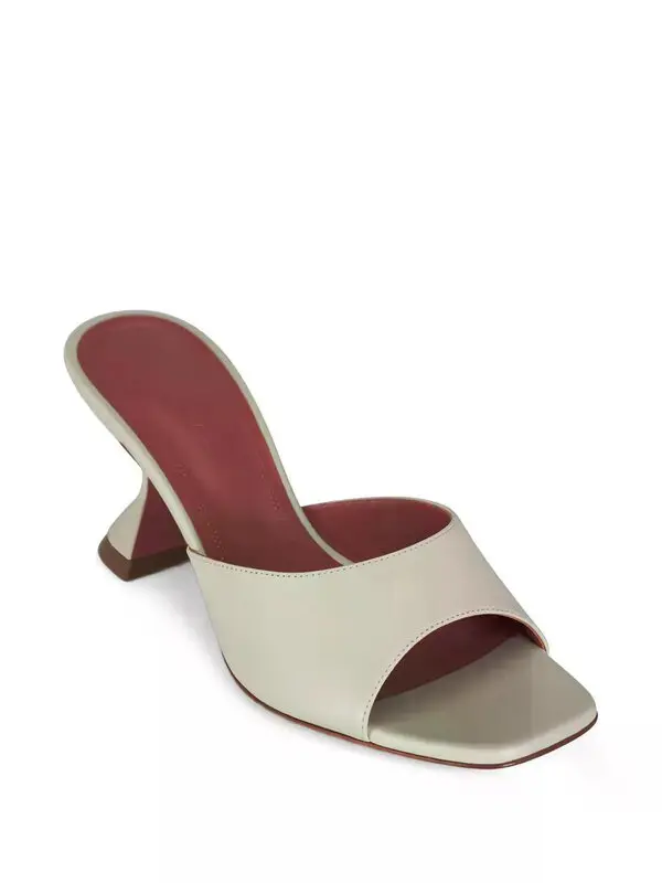 Amina Muaddi Lupita Heeled Sandals - Neutrals