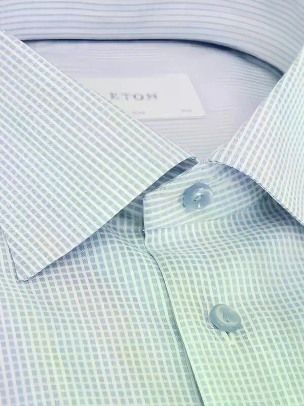 Eton Ckecked Shirt - Blue