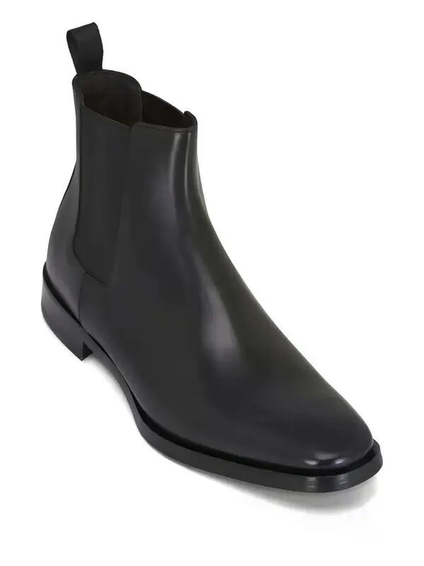 To Boot New York Christophe Leather Chelsea Boots - Black