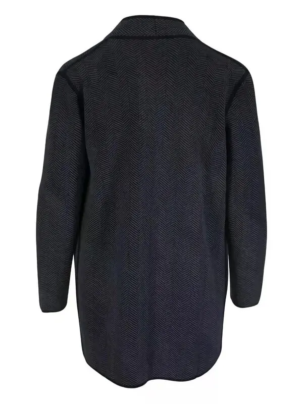 Kinross Cashmere Herringbone Pocket Coat