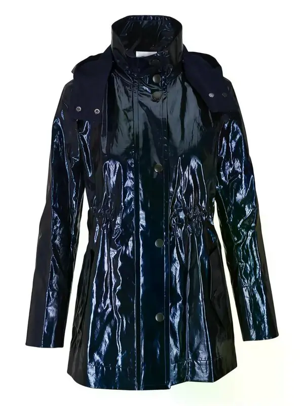 Akris Hooded Coat With Drawstring Waist