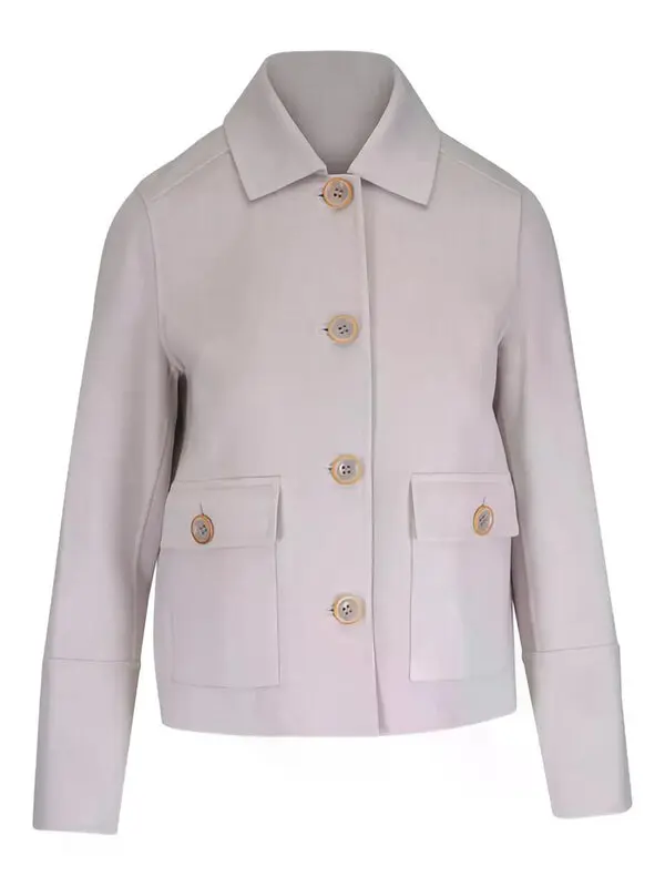 Kinross Cashmere Birch Pocket Short Coat