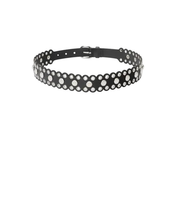 Isabel Marant Étoile Zalla Belt - Black/silver