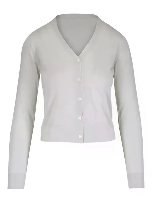 Kinross Cashmere V-neck Buttoned Cardigan