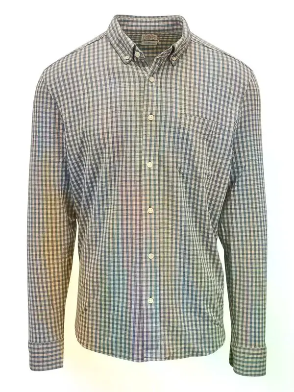 Faherty Brand Checked Shirt - Grey