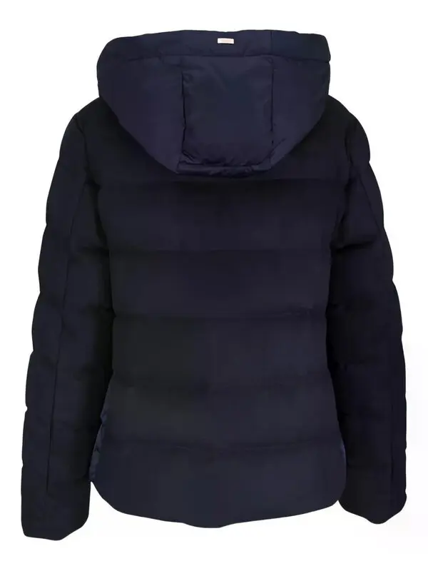 Herno Hooded Padded Jacket - Blue