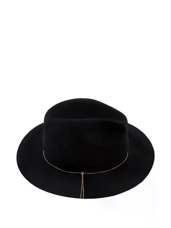 Eugenia Kim Sandy Tassel-detail Fedora Hat - Black