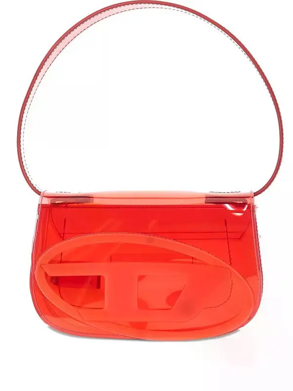 DIESEL® Logo-plaque Shoulder Bag - Red