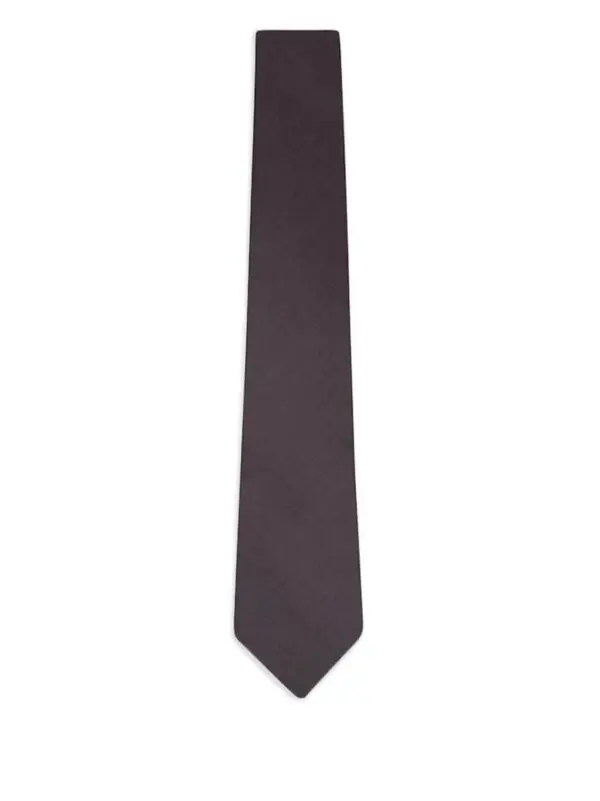 Canali Wool Necktie - Brown