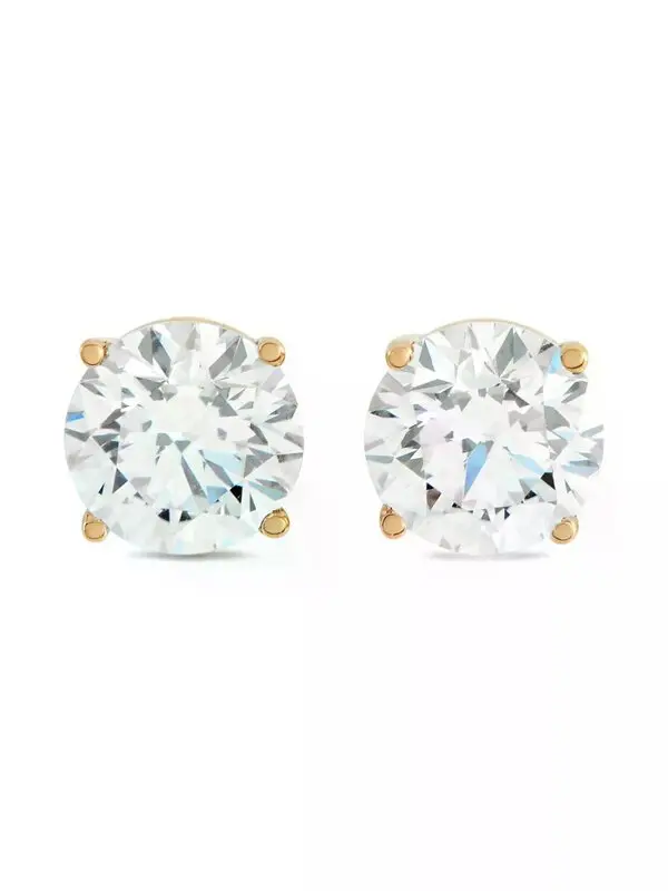 LB EXCLUSIVE Diamond Stud Earrings - Gold