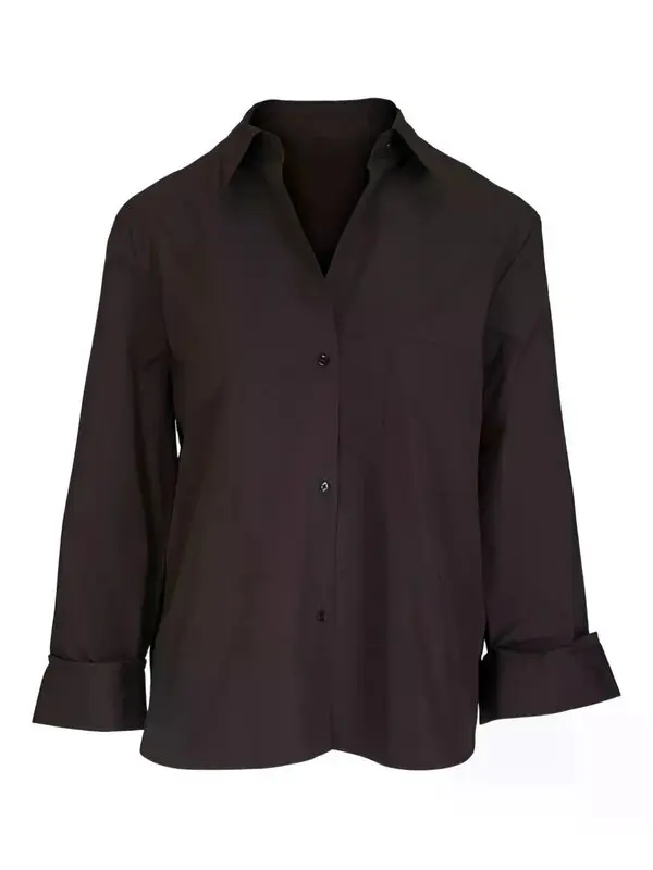 TWP Next Morning Pocket Shirt - Brown