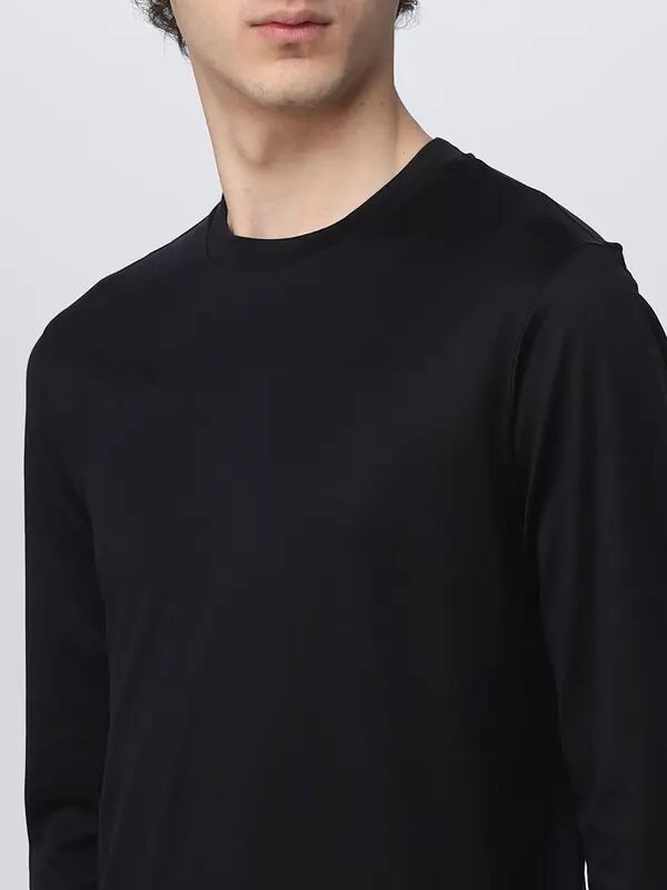Emporio Armani Cotton And Lyocell T-shirt