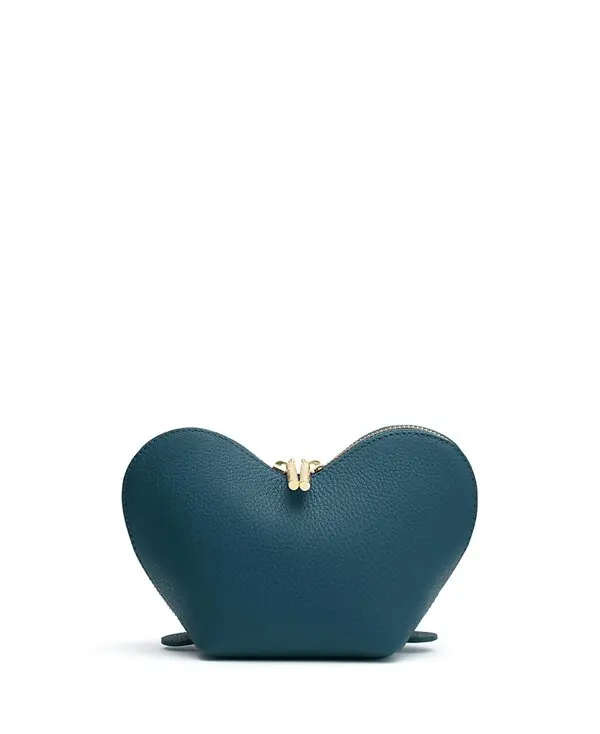 Cuyana Mini Heart Case - Deep Ocean