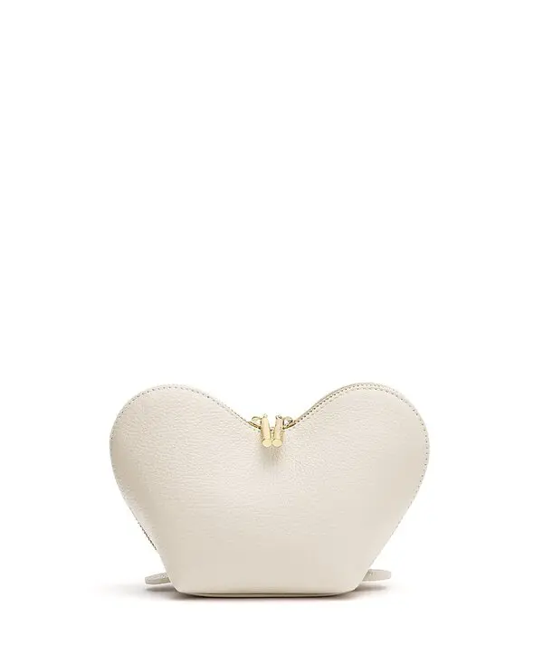 Cuyana Mini Heart Case - Ecru