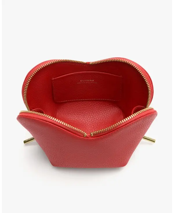 Cuyana Mini Heart Case - Red