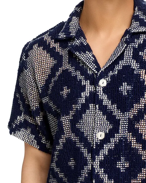Oas Trastevere Cuba Crochet Shirt
