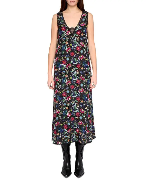 Zadig&Voltaire Renzo Printed Dress - Encre