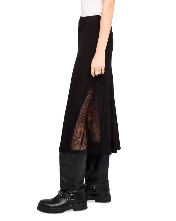 Zadig&Voltaire Jayla Midi Skirt - Black