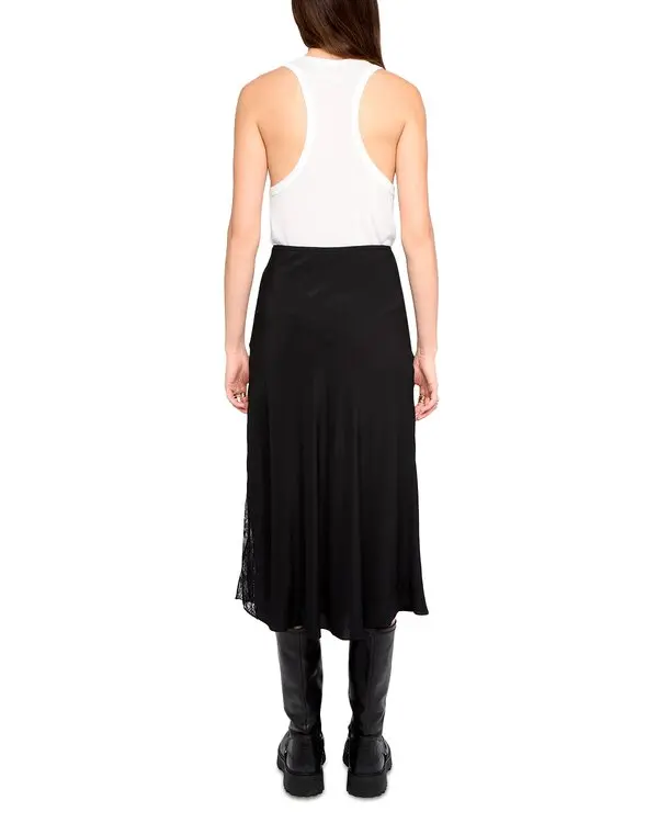 Zadig&Voltaire Jayla Midi Skirt - Black