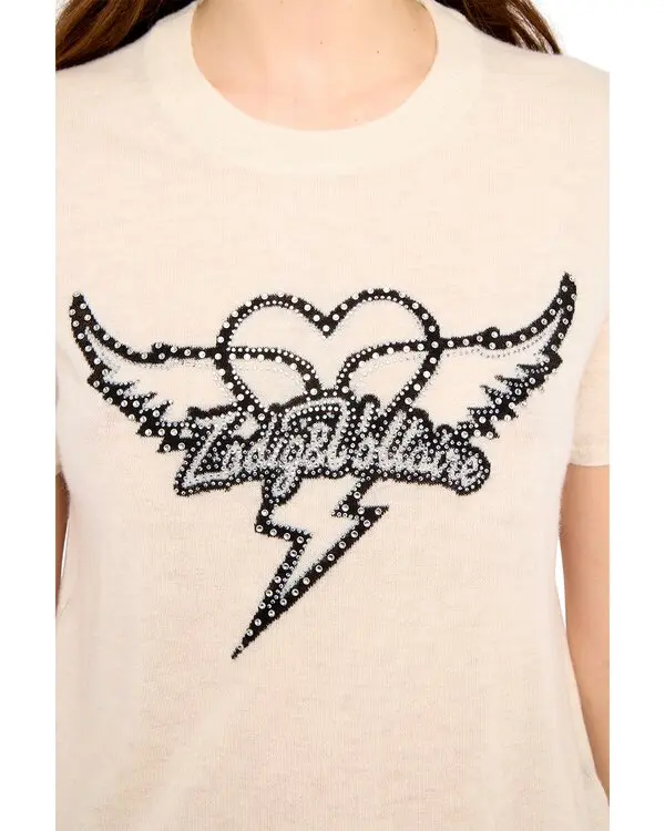 Zadig&Voltaire Idal Cashmere Sweater - Eggshell