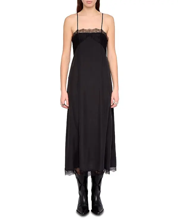 Zadig&Voltaire Ridar Silk Dress - Black