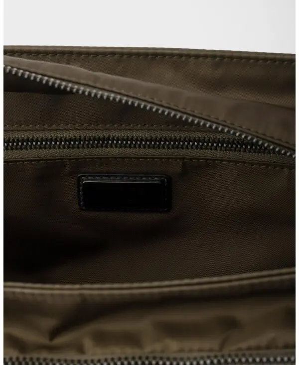 Prada Re-nylon And Leather Bag - Forest