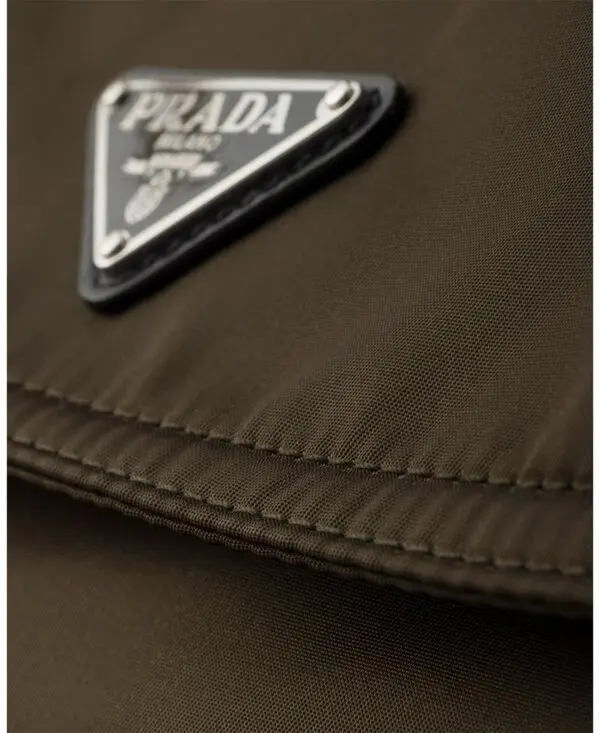 Prada Re-nylon And Leather Bag - Forest