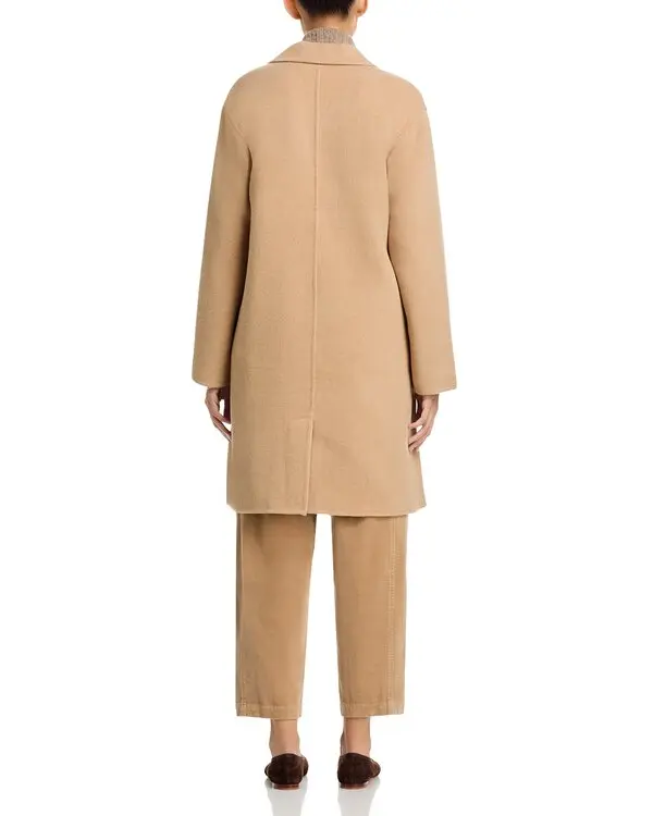 Eileen Fisher Notch Collar Wool Coat